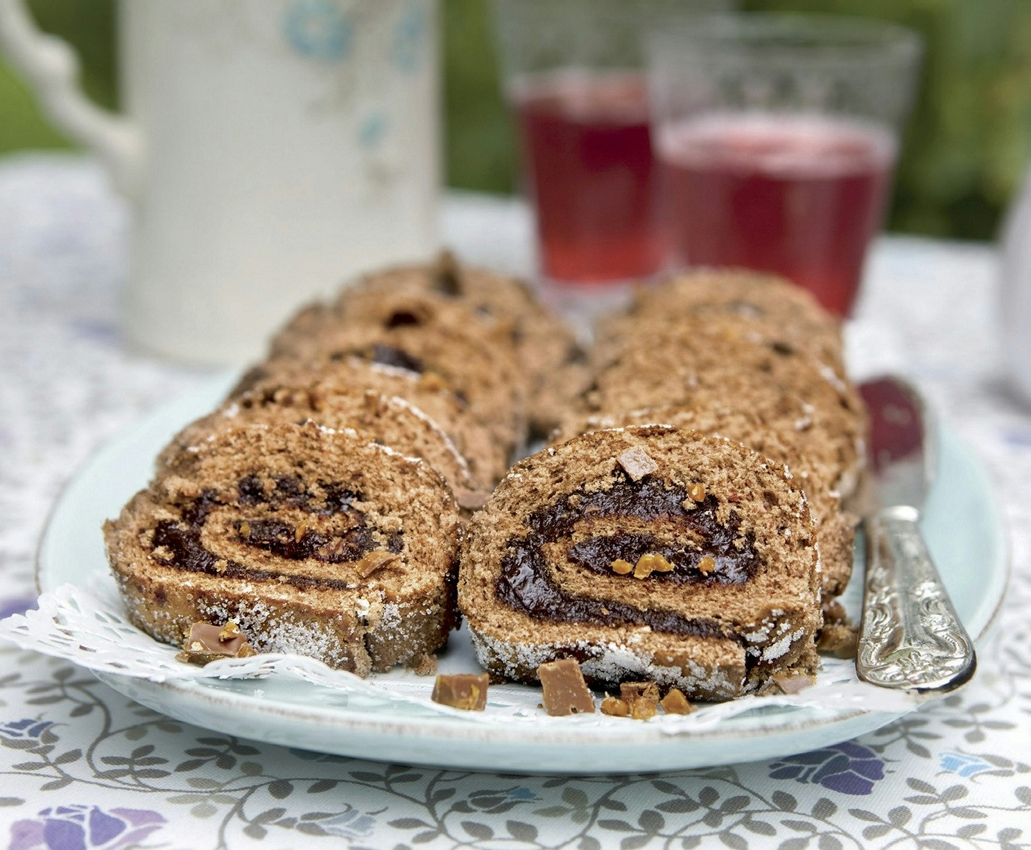 Rulle med choklad och daim