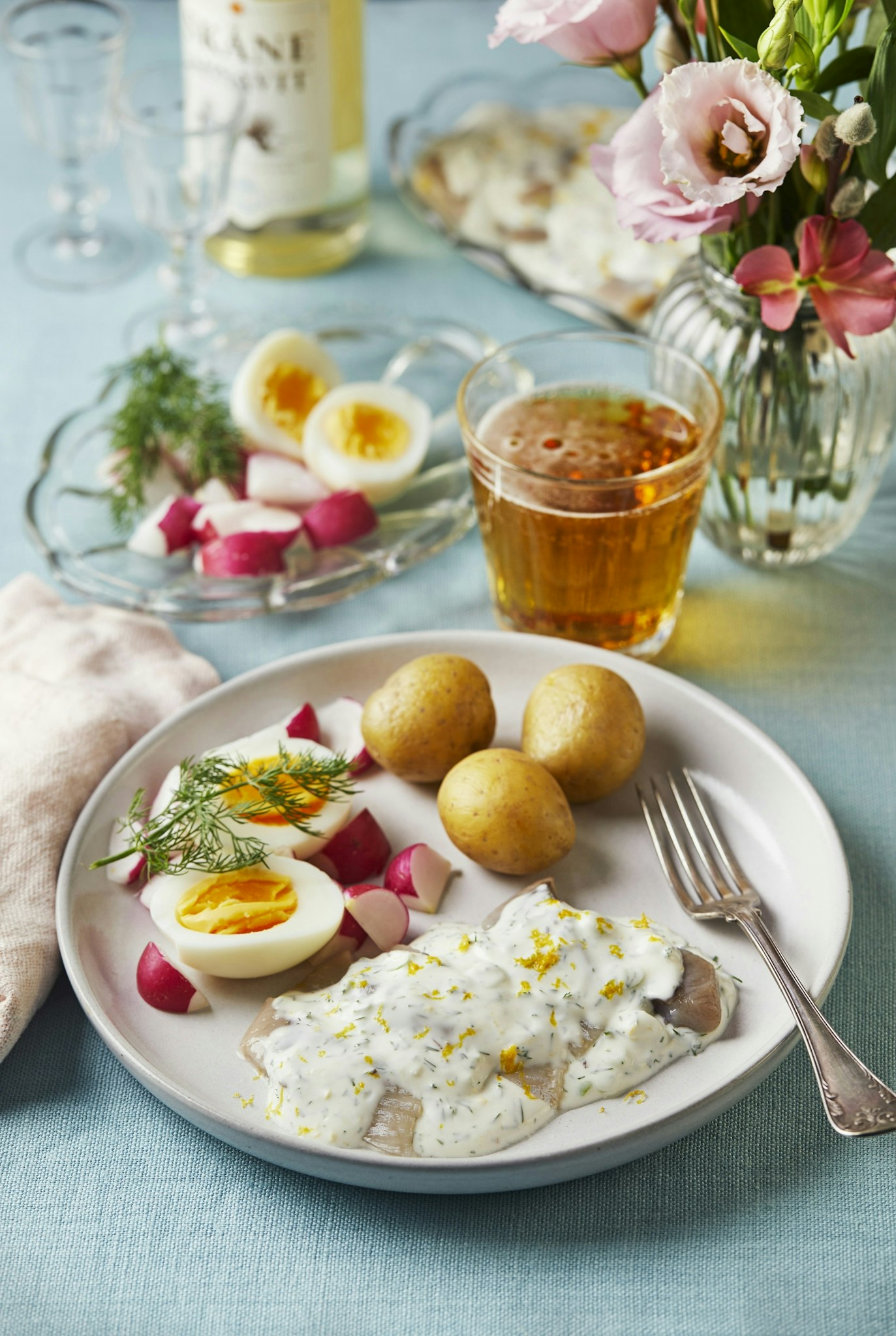 Sill med smak av kummin, dill och citron