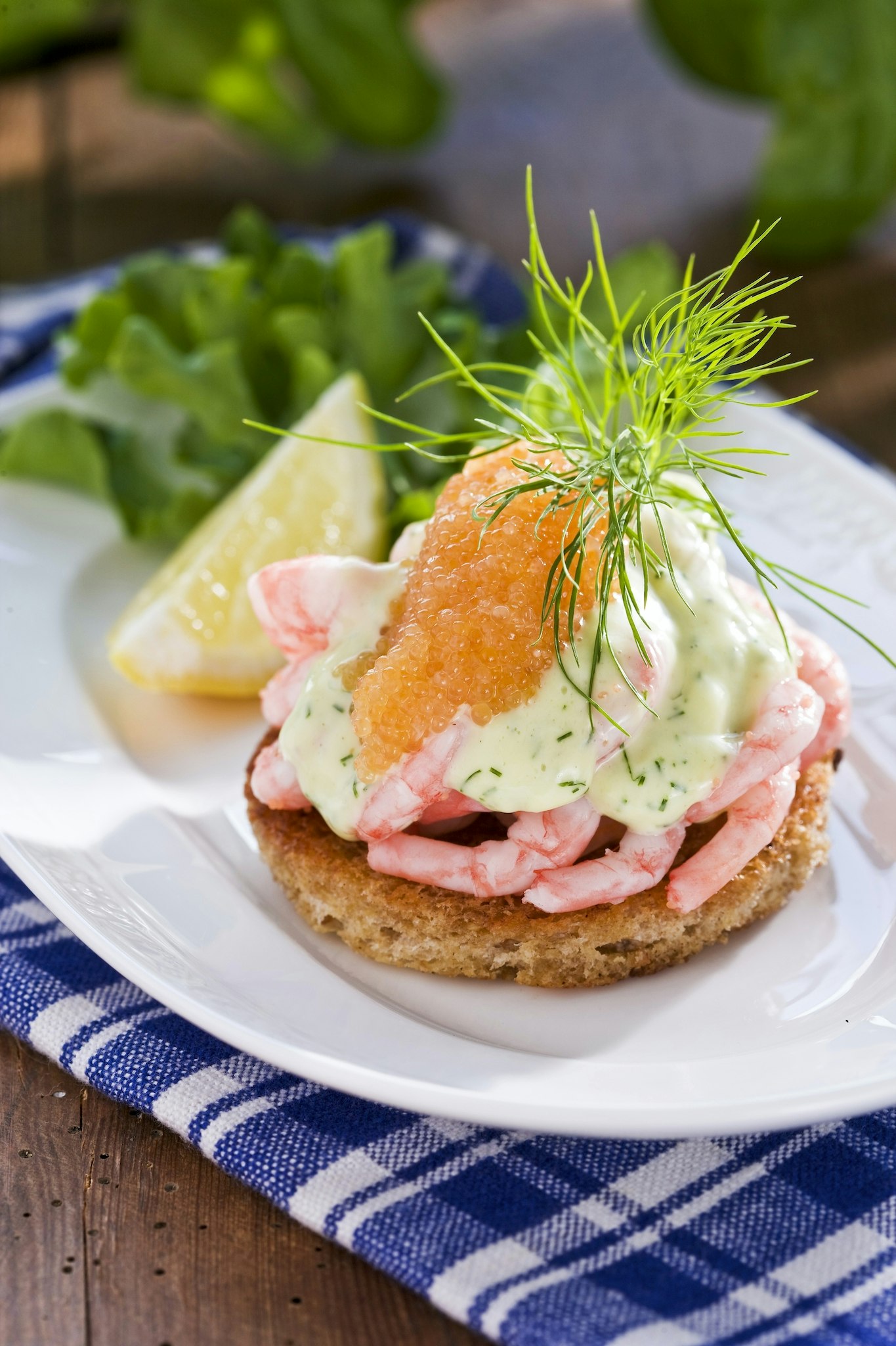 Stekt ris med räkor och grönsaker