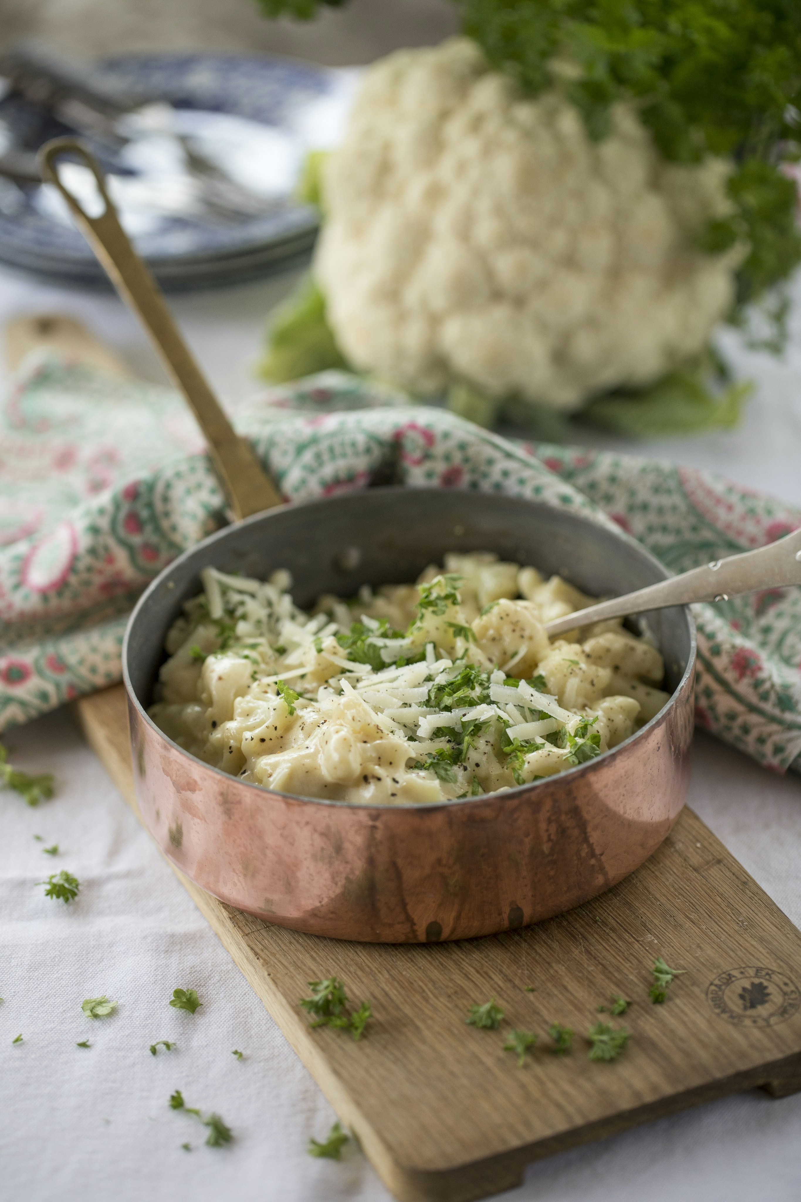 Krämig potatisterrin med parmesanost