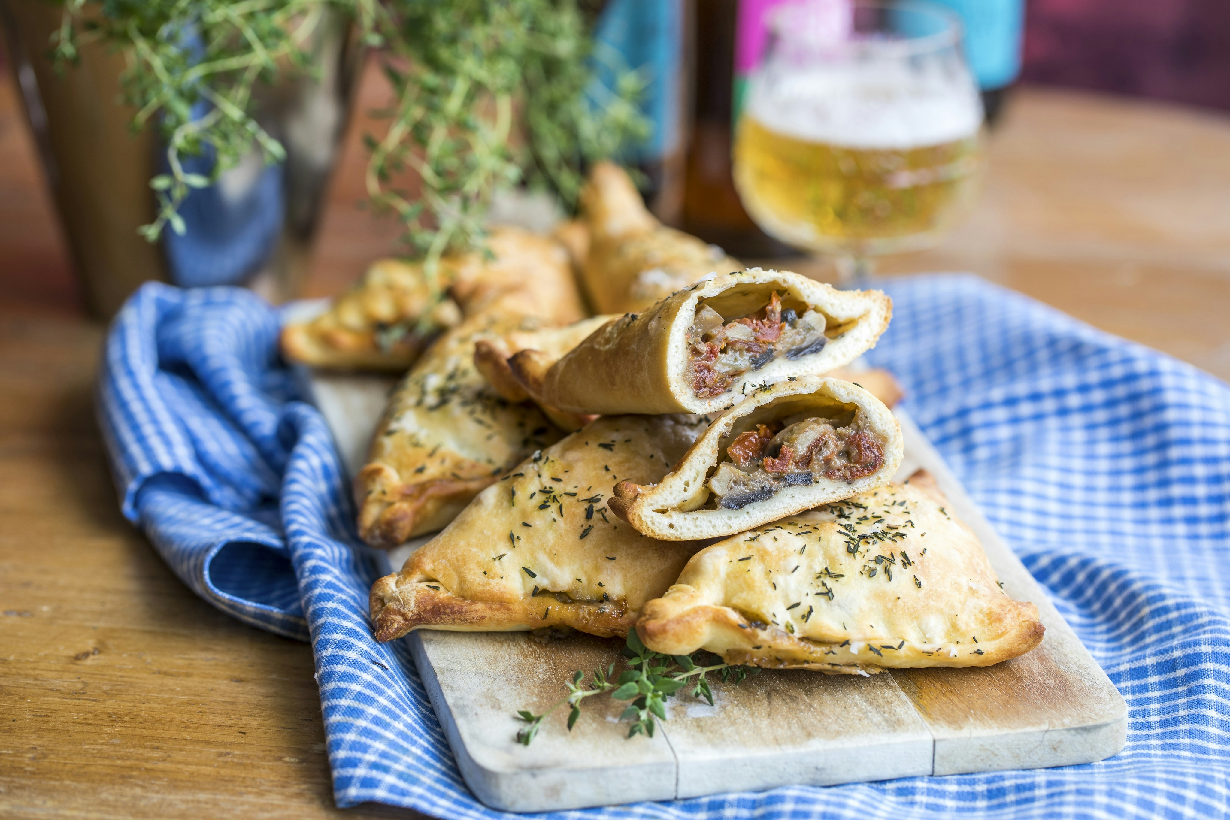 Svamp- och ostpiroger