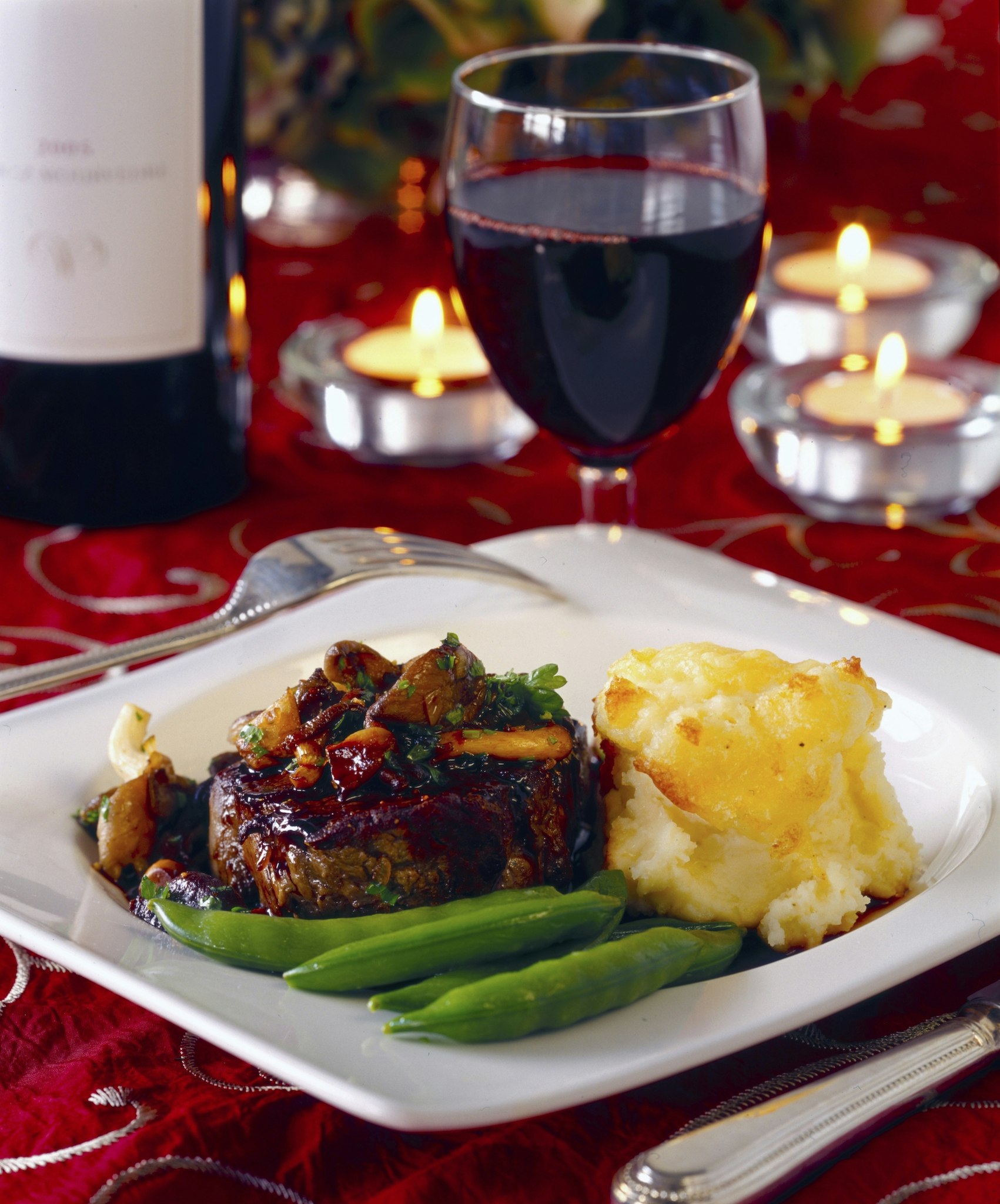 Oxfilé med rösti och portvinssås