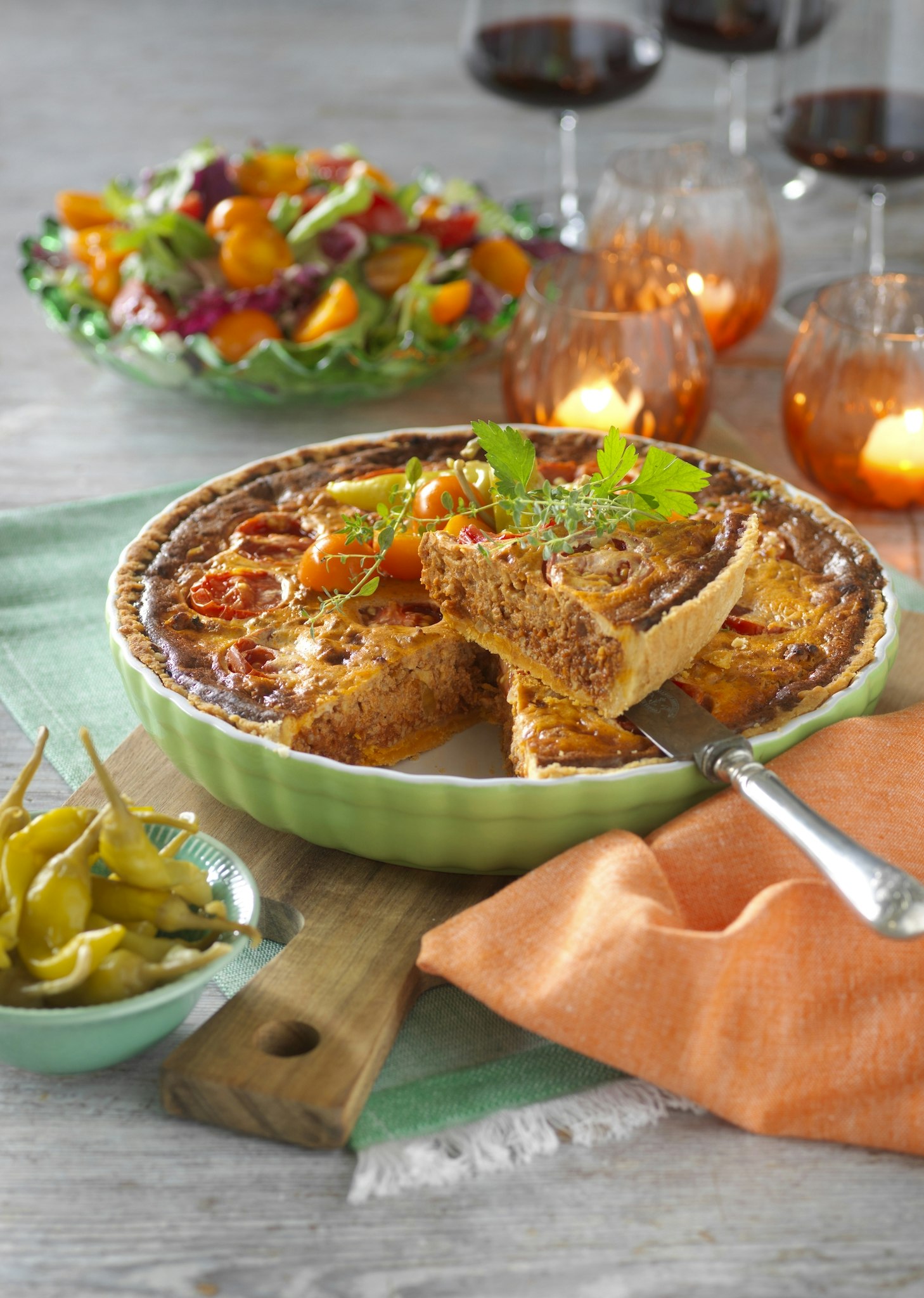 Tacopaj med köttfärs