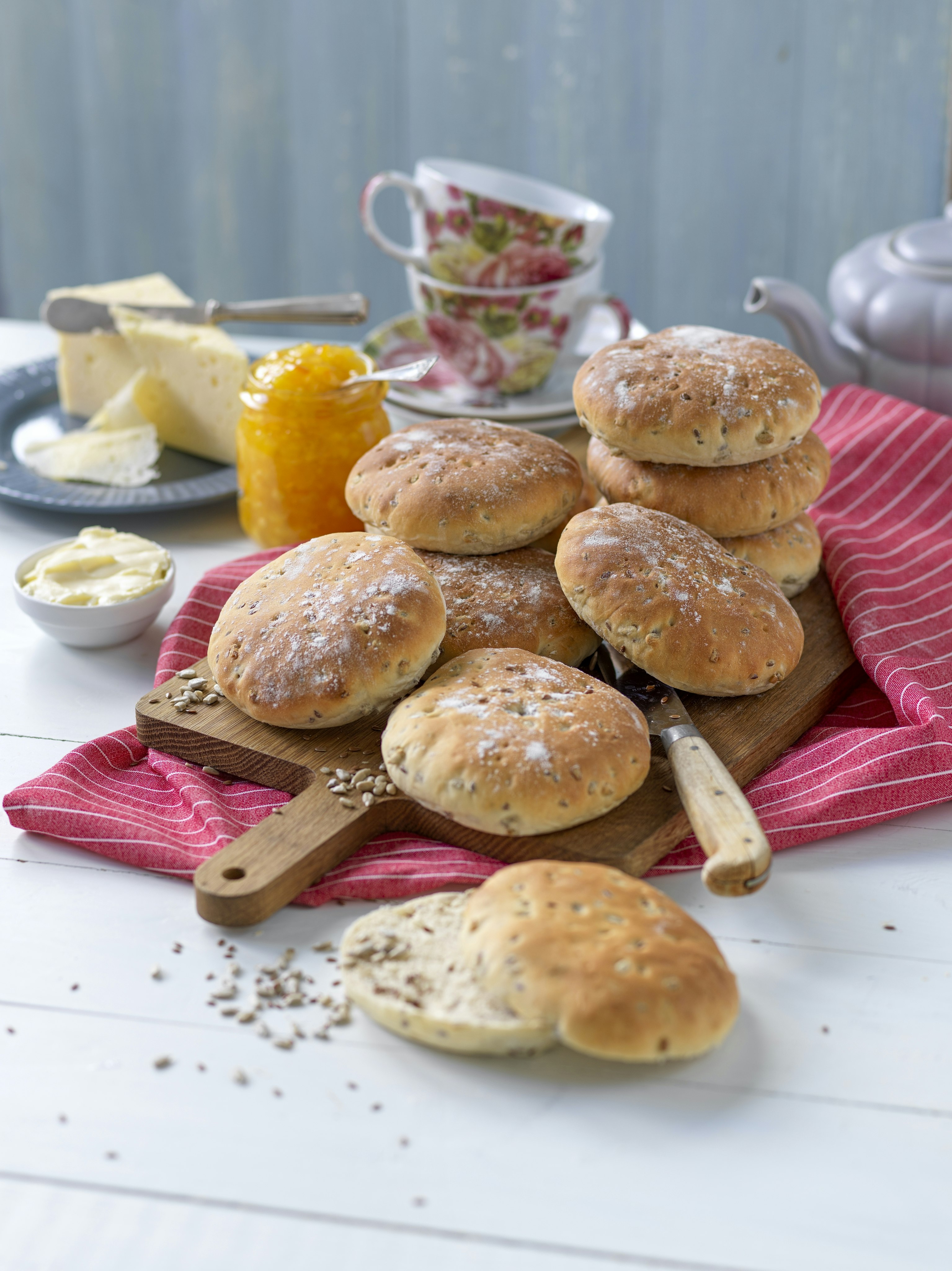 Tekakor med solroskärnor