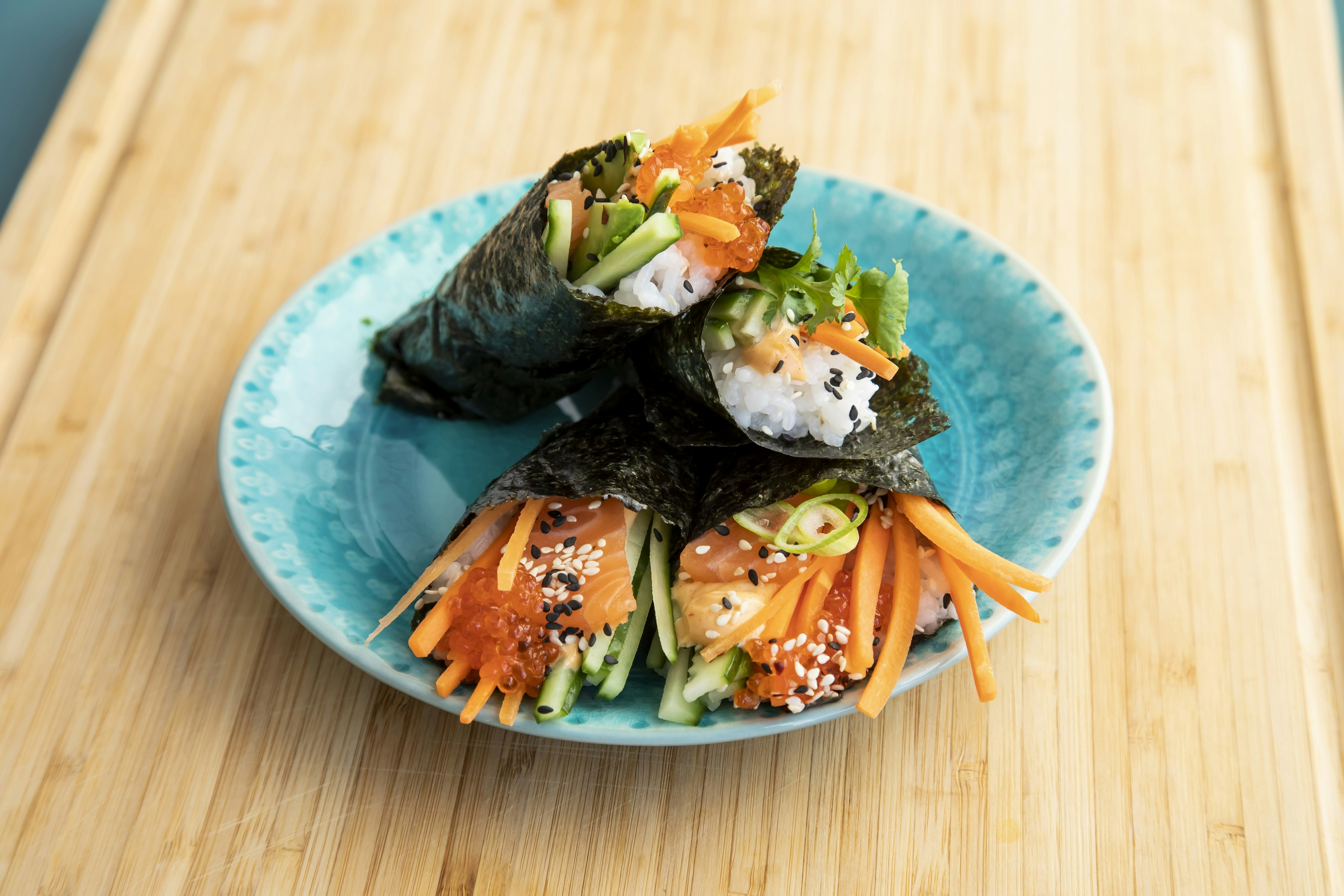 Temaki – sushistrut från Japan med lax och avokado