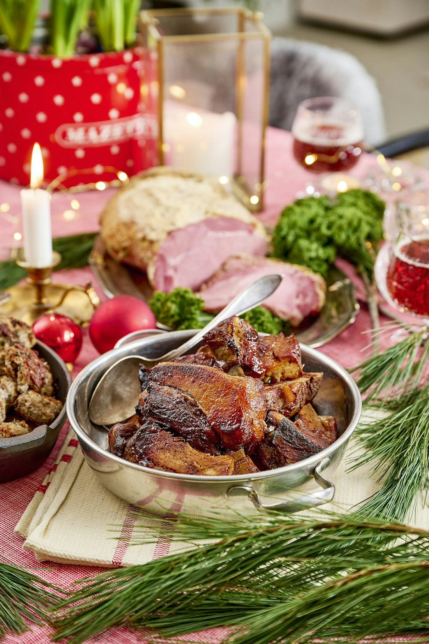 Tjocka revben med smak av ingefära