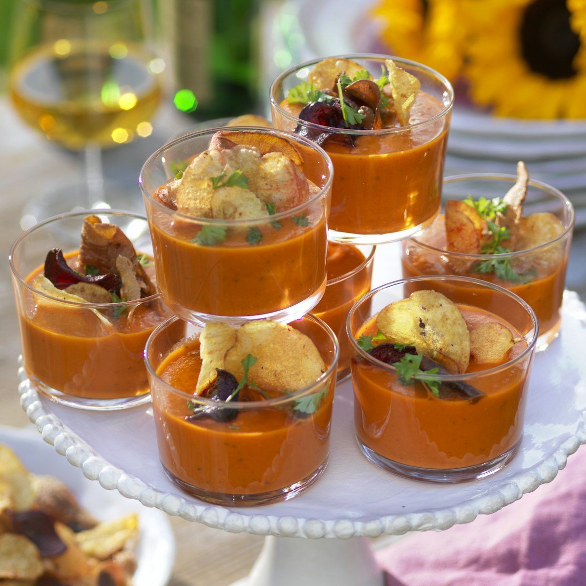 Tomatsoppa med rostade tomater Tomatsoppa med rostade tomater