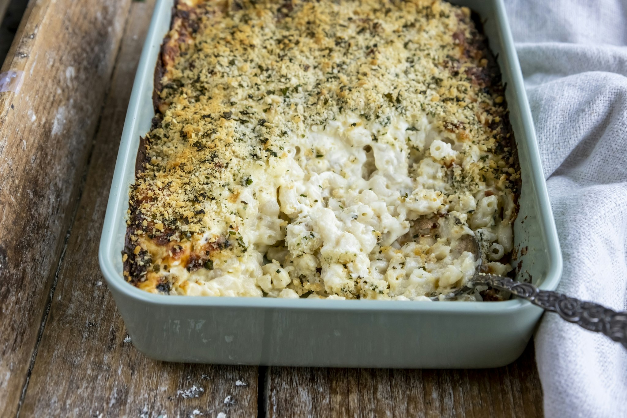 Ugnsbakad mac & cheese