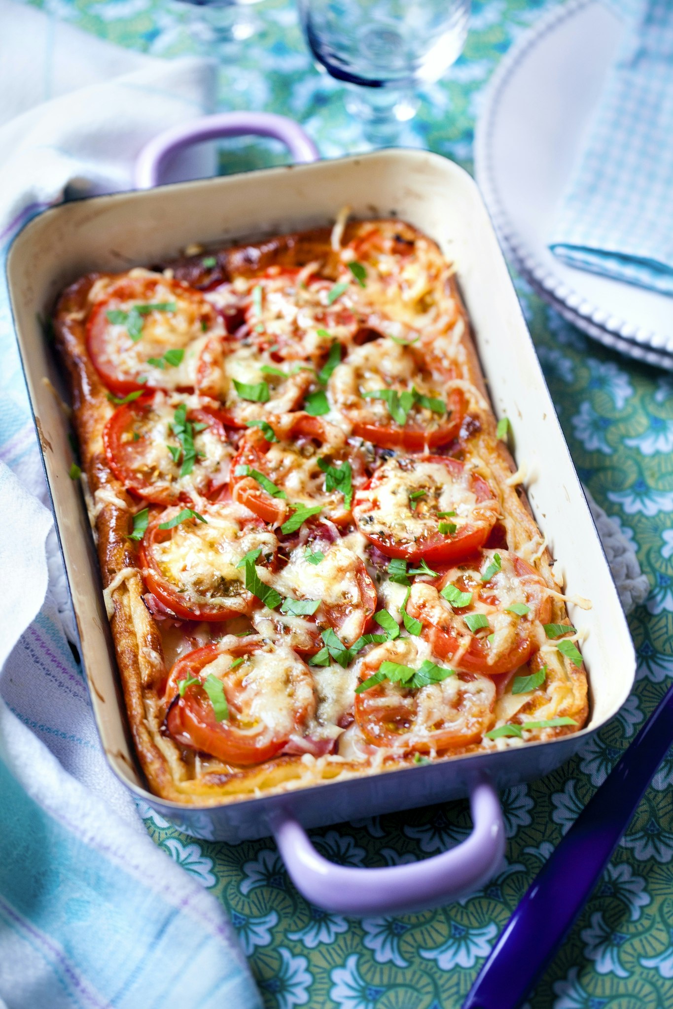 Ugnspannkaka med pizzasmak