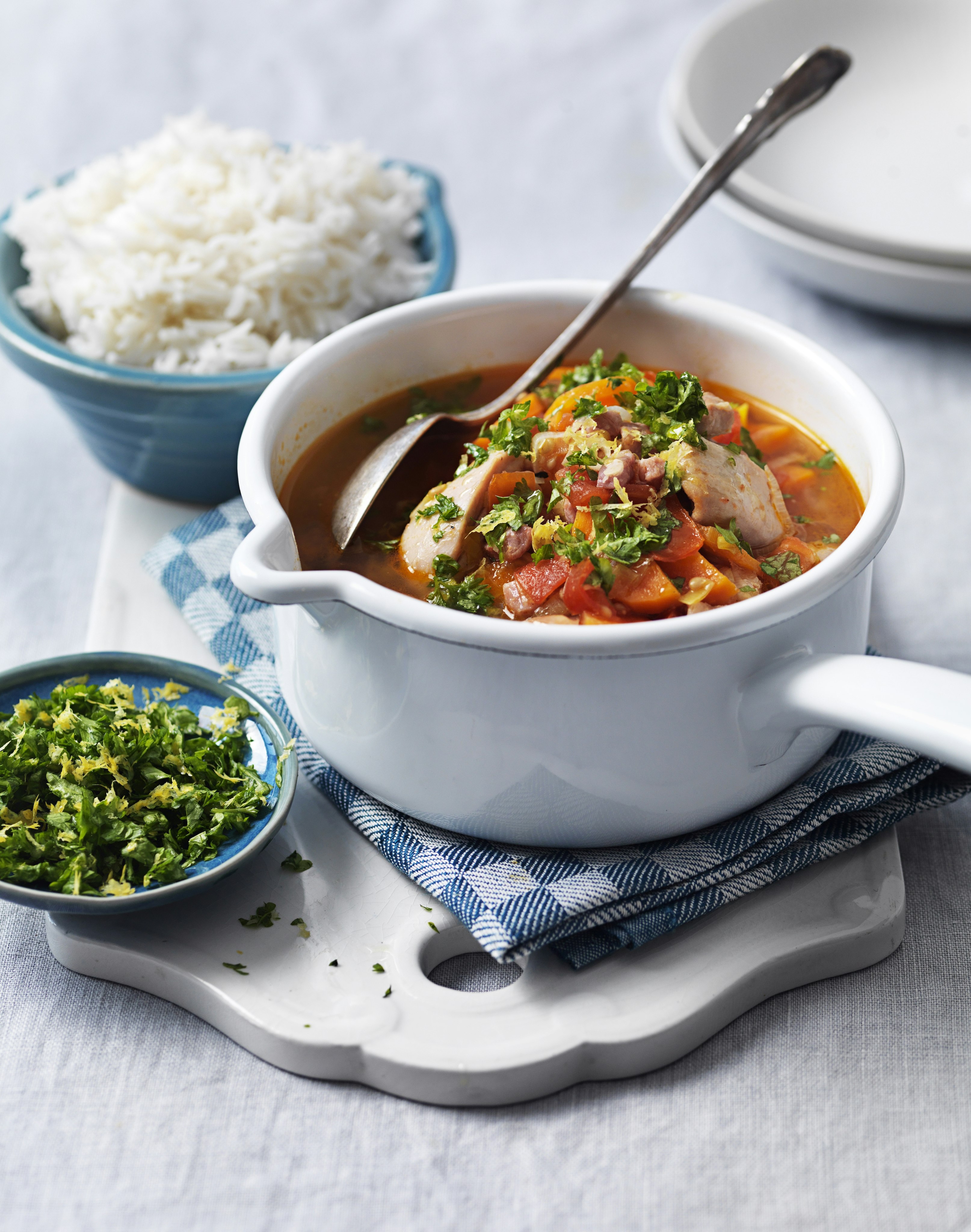 Vindoftande kycklinggryta